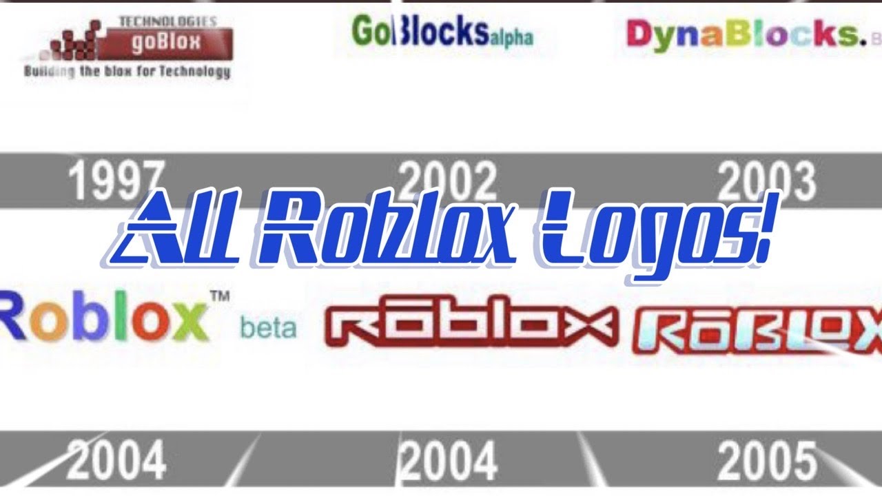 All Roblox Logos!!! - YouTube