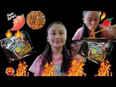Trying 2PM Spicy Korean Ramen Noodles| Sital Rai - YouTube