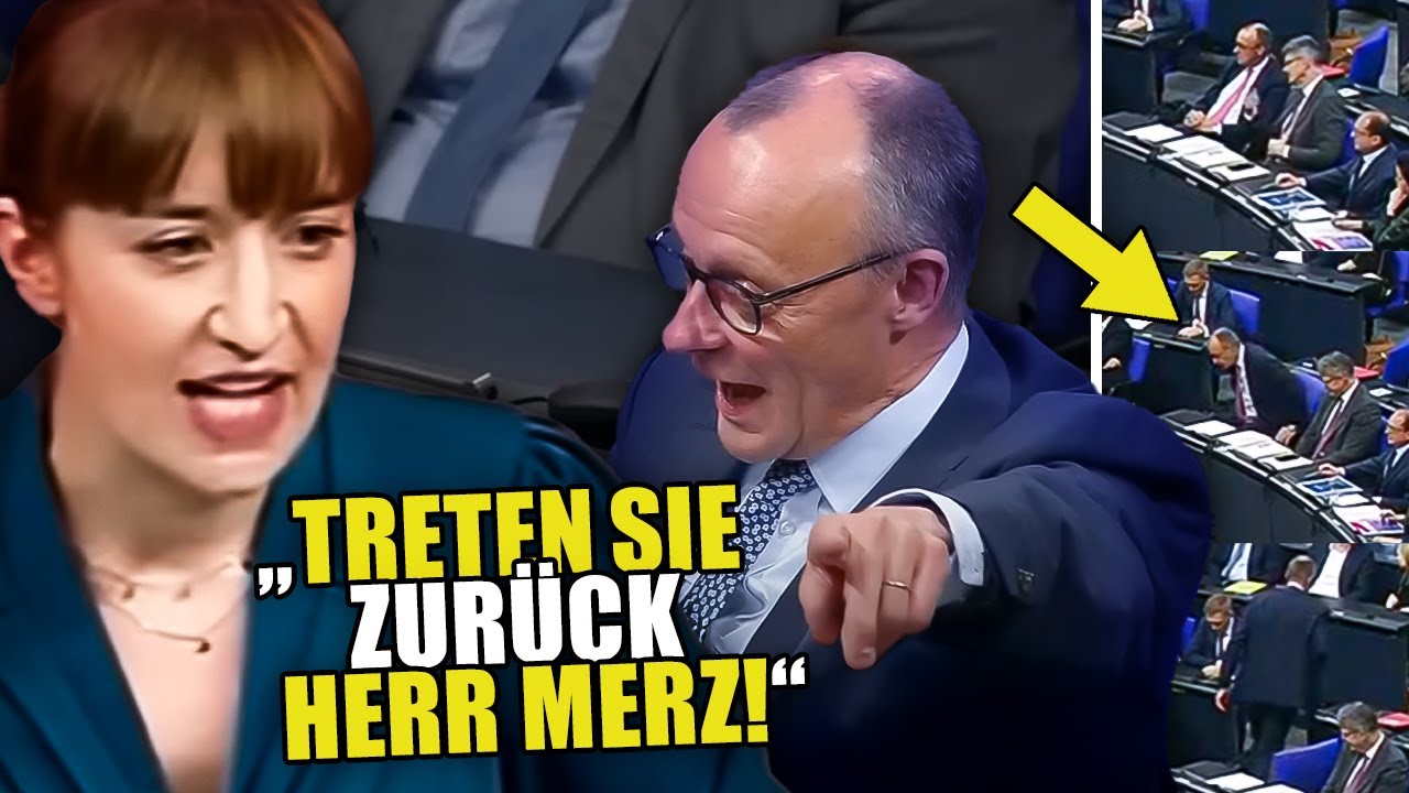 Heidi Reichinnek Jagte Mit Dieser REDE Merz Aus Dem Bundestag! - YouTube