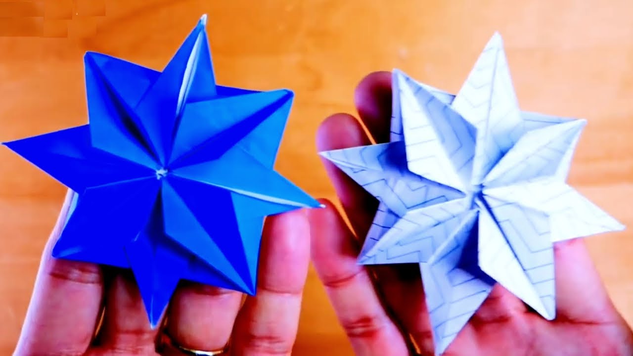 Origami Christmas Star - Simple Paper Christmas Star - Origami ...