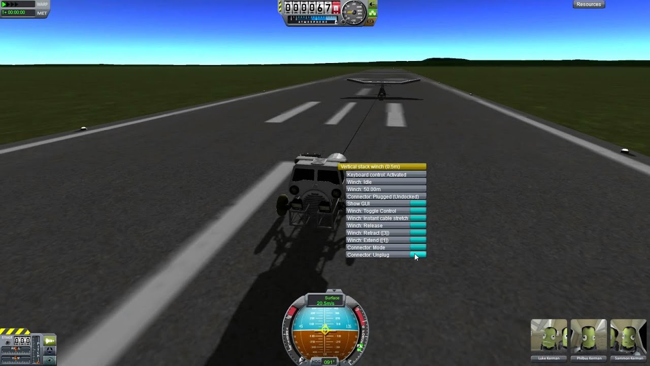 Kerbal Space Program Ion Engine Glider - YouTube