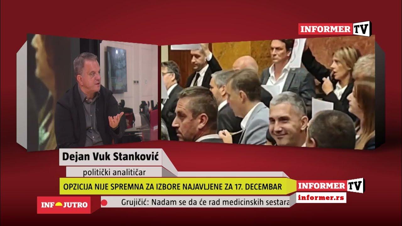 INFO JUTRO - Opozicija traži sazivanje skupštine u kojoj bi se raspravljalo o situaciji na KiM ...