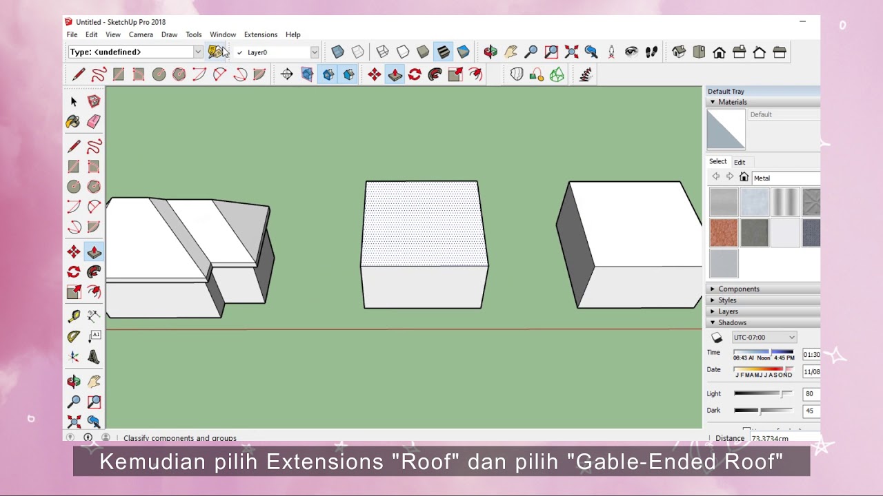 Extension/Plugin Roof - SketchUp - YouTube