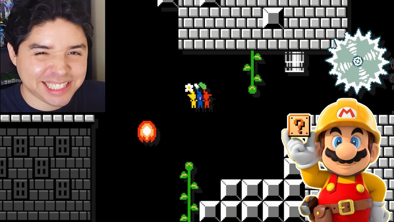 Torturing Pikmin - Super Mario Maker - YouTube