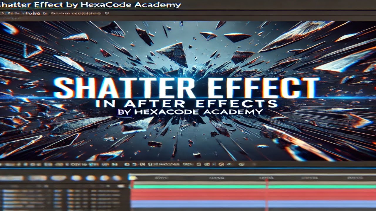 Shatter effect in after effects | Hexacode Academy - YouTube