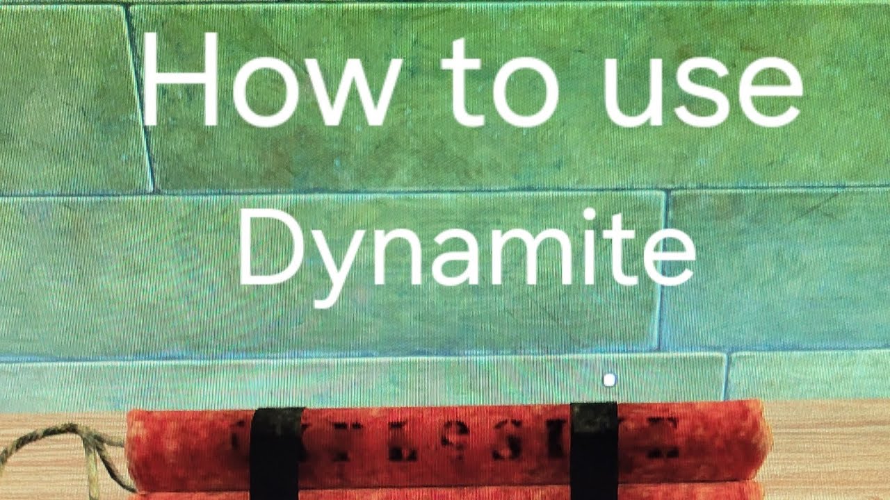 Dead rails how to use dynamite - YouTube