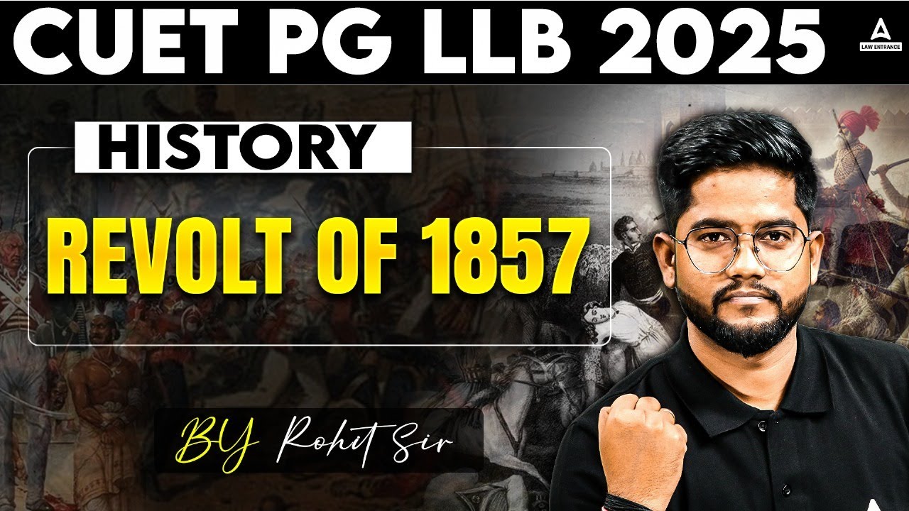History Revolt of 1857 | Static GK Class for CUET PG LLB & MHCET Law ...