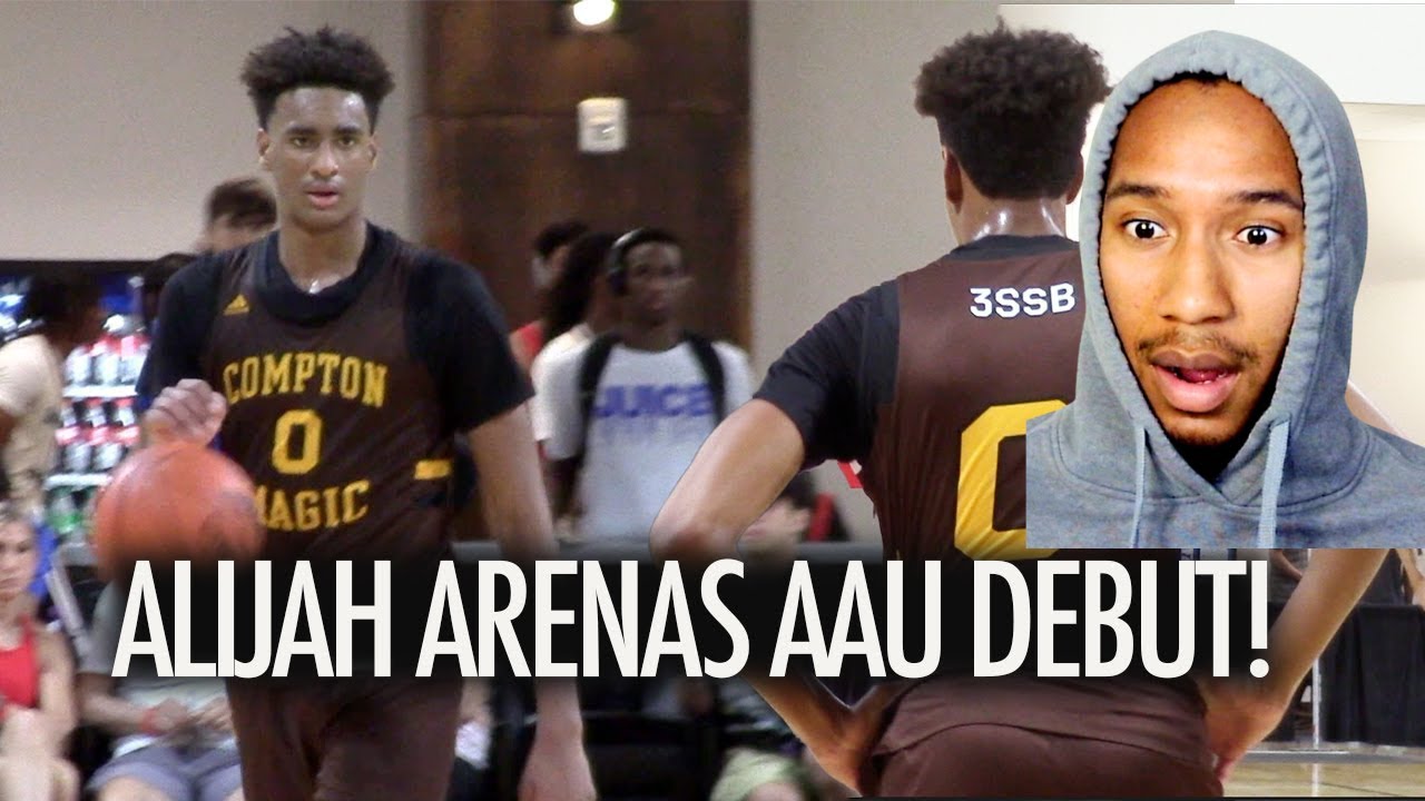 ALIJAH ARENAS AAU DEBUT COMPTON MAGIC!! GILBERT ARENAS SON🏀 - YouTube