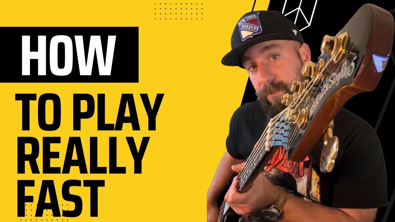 1 Minute Bass Lesson: How To Play REALLY fast (Advanced Level) - YouTube