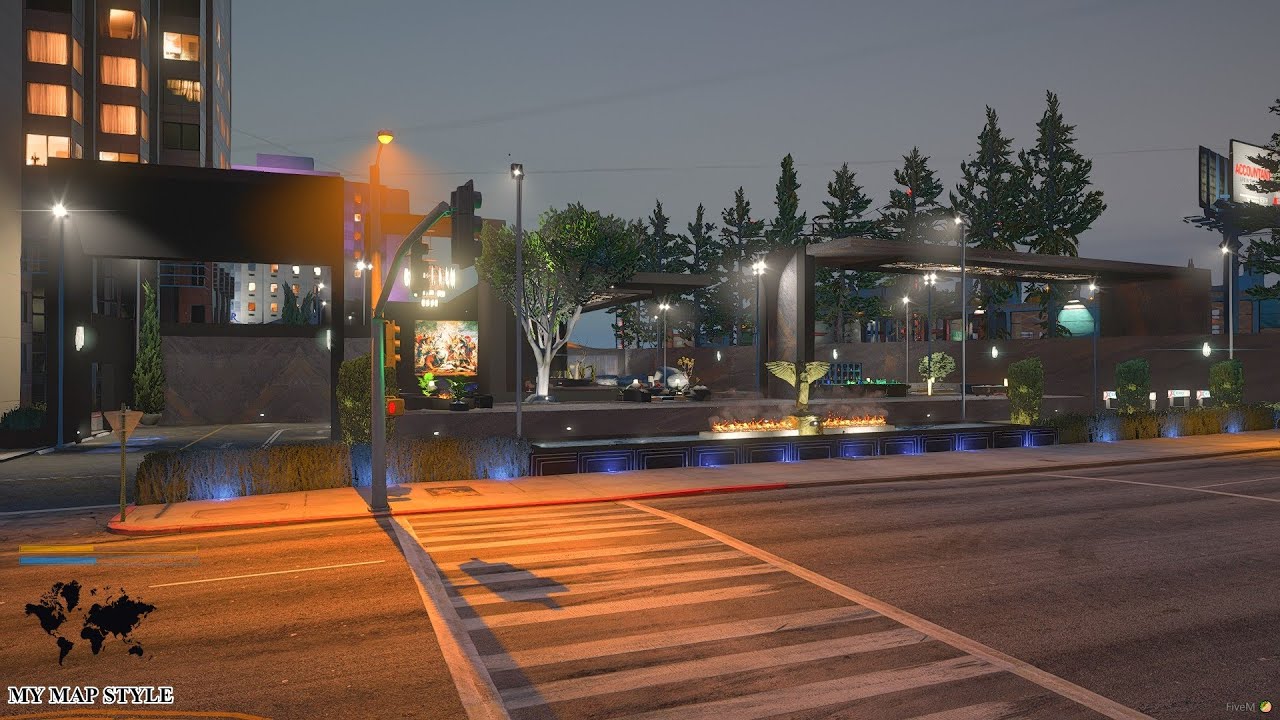 Fivem dark style map INBOX DISCHORD - YouTube