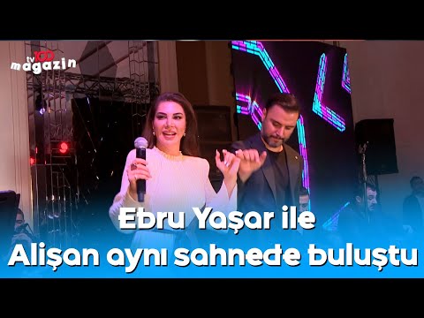 Ebru Yaşar ile konservatuvardan sınıf arkadaşı Alişan aynı sahnede buluştu