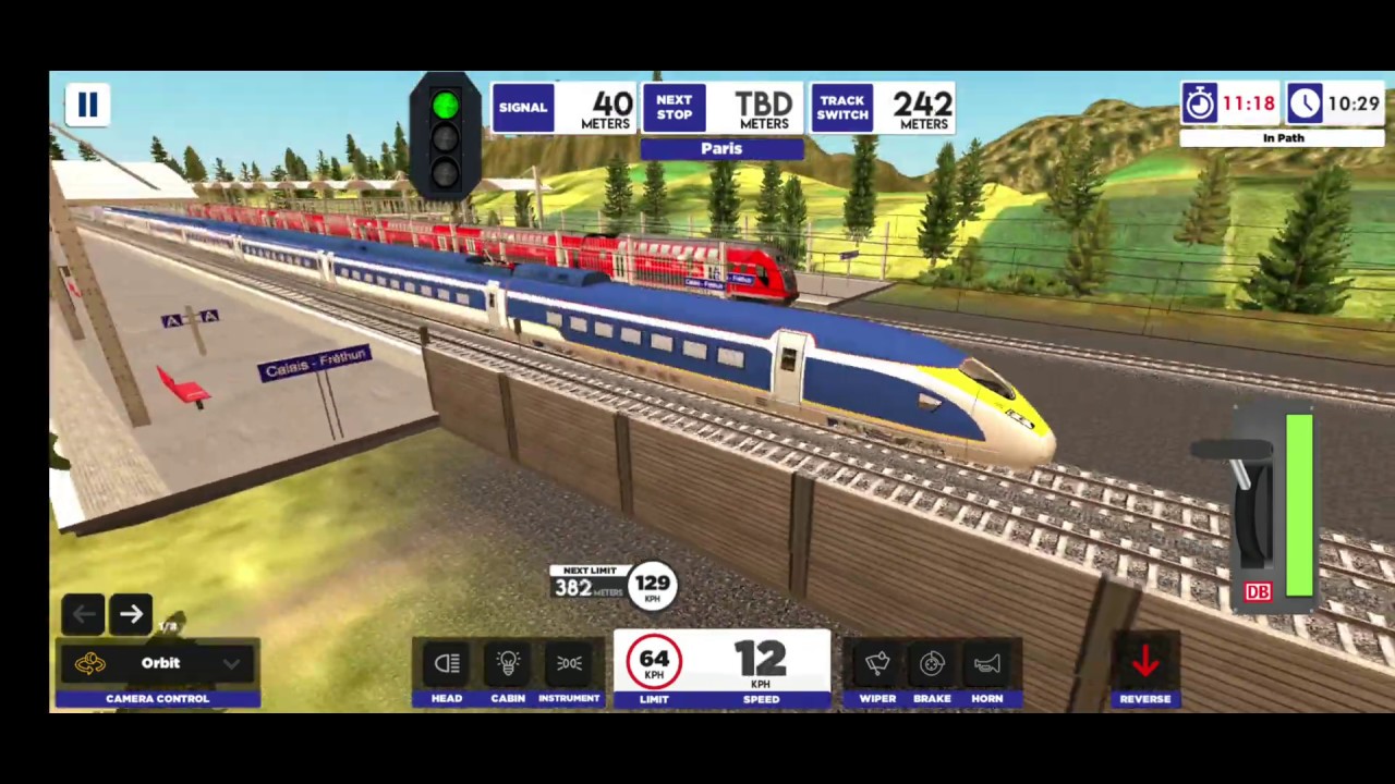 #20 Euro Train Simulator 2 Android Gameplay London to Paris #eurostar # ...