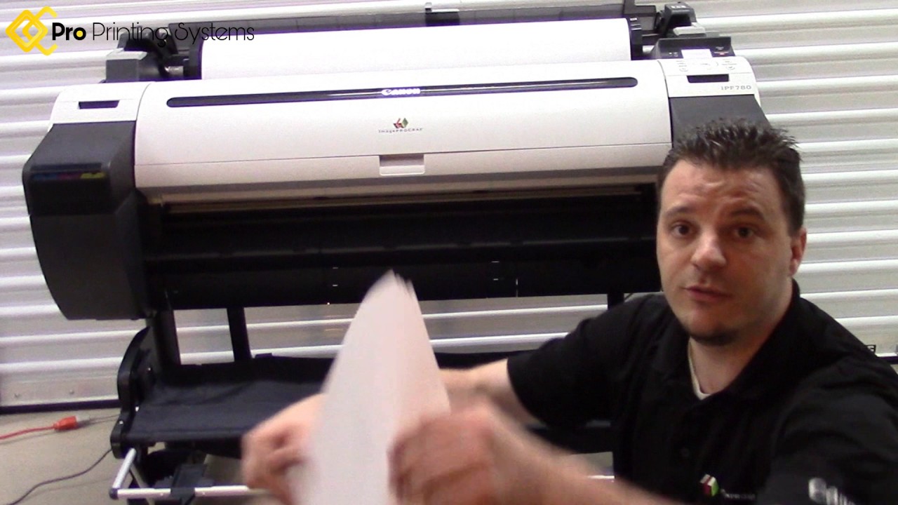 Canon imagePROGRAF Flat Stacking Feature! - YouTube