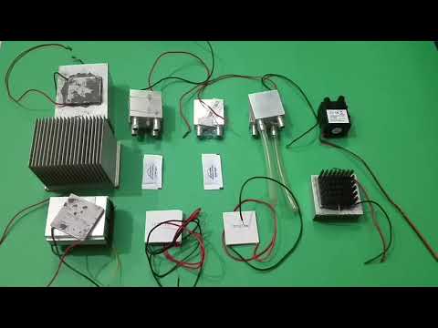 TECH 12706 12715 Peltier Water Block HeatSink Thermoelectric Cooler ...