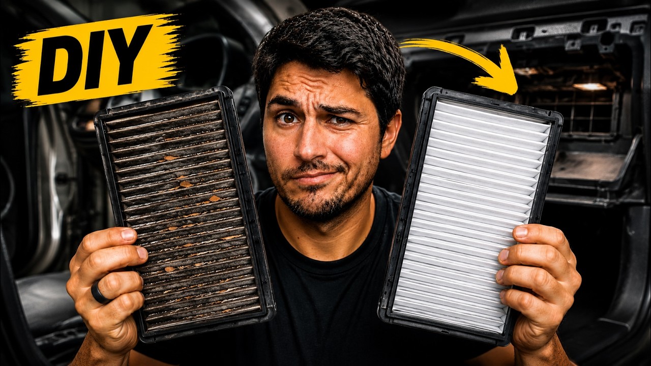 DIY Cabin Filter 2006 Nissan Altima Cabin Filter RR - YouTube