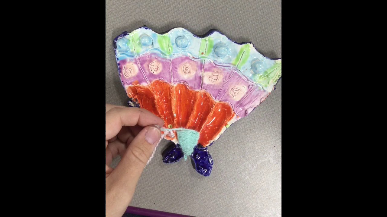 Weaving clay projects (5th grade) - YouTube