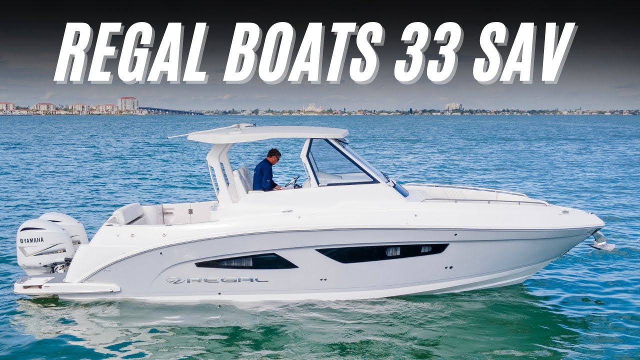 FOR SALE | 2021 Regal 33 SAV - YouTube