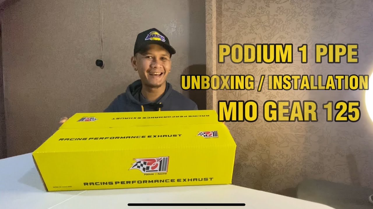 Podium 1 Pipe | Installation on Mio Gear 125 - YouTube