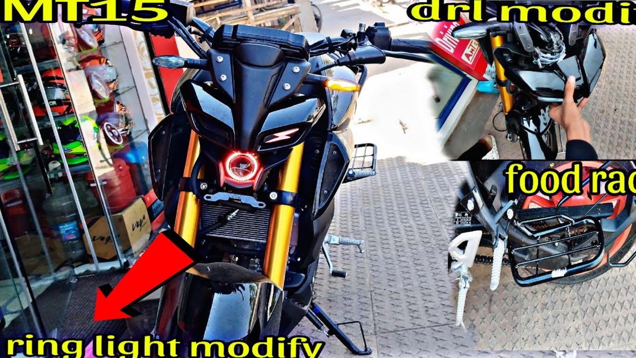 Yamaha MT 15 modified bike MT 15 modification accessories best modified ...