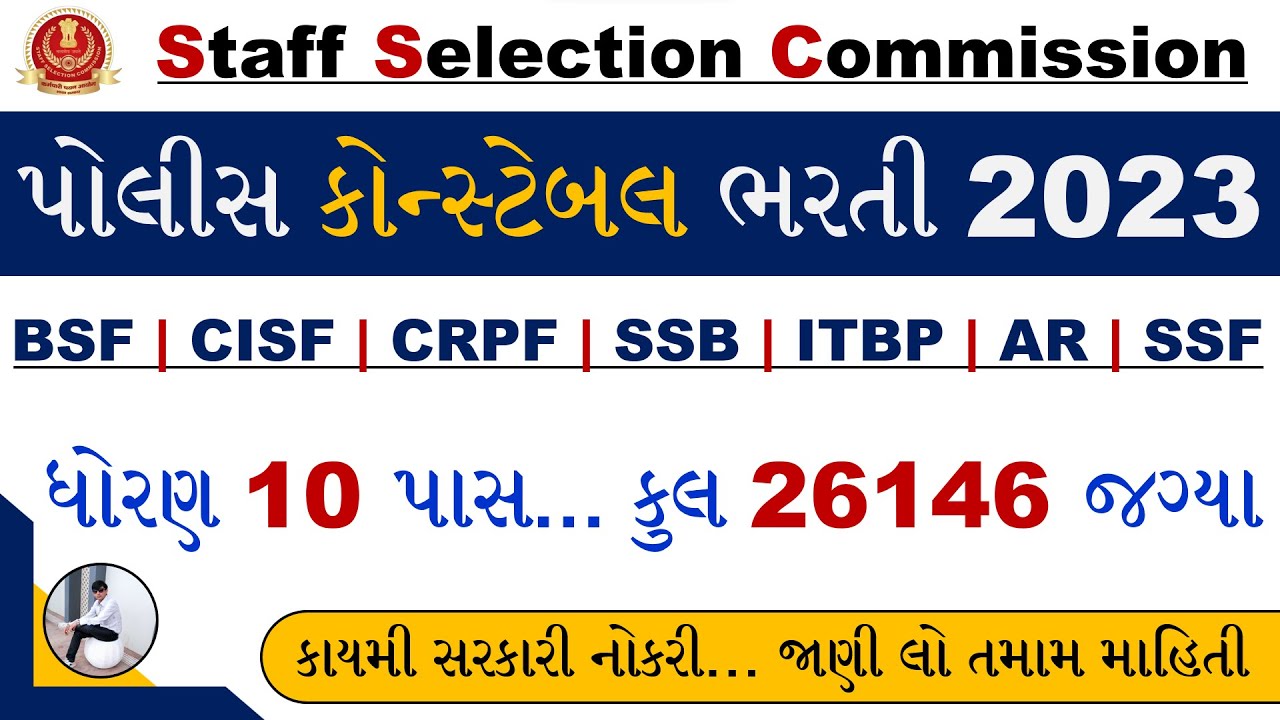 SSC GD New Vacancy 2023-24 | SSC GD Notification 2023 | SSC GD ...