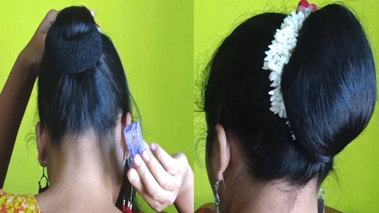 simple & easy khopa Hairstyle With Clutcher |hairstyle for ladies! bun ...