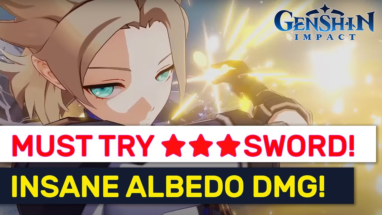 NEW META Albedo Maxed DEF Build! MUST TRY ★★★ Weapon For Albedo ...