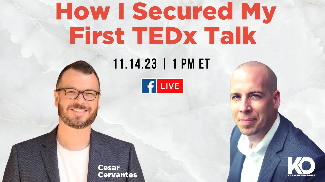 Global Livestream: How I Secured My First TEDx Talk - YouTube