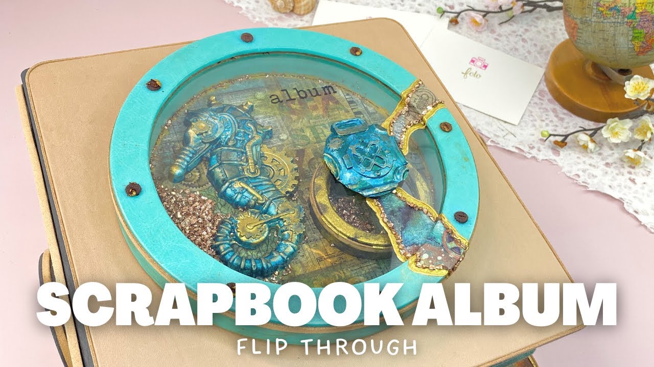 GIGANTIC SCRAPBOOK - FLIP THROUGH - YouTube
