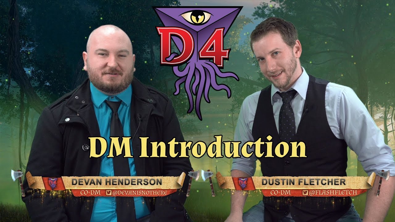 D4 the Double DM D&D Livestream DM introduction - YouTube