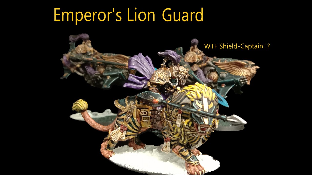 40k Emperor's Lion Guard By PoseidWorkshop - YouTube