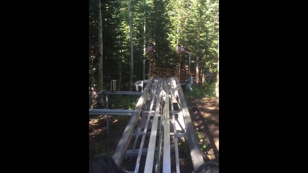 Mountain Coaster @ Snowbird - YouTube