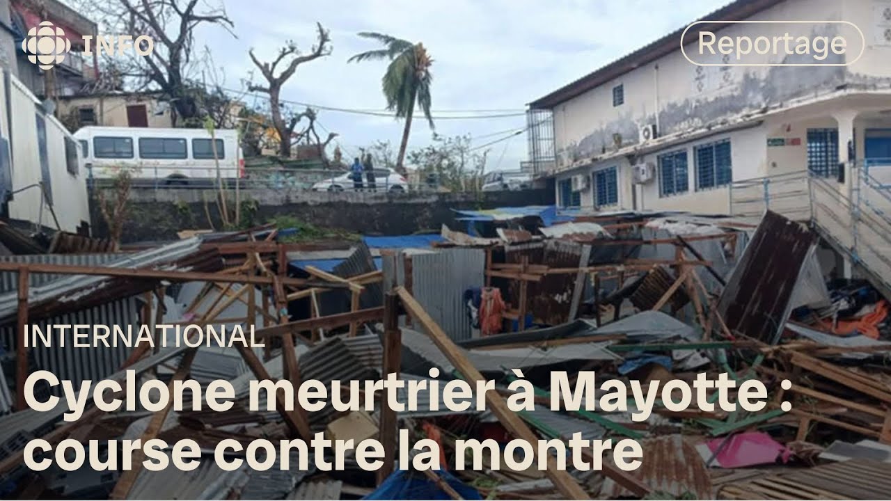 Dévastation après le cyclone meurtrier à Mayotte - YouTube
