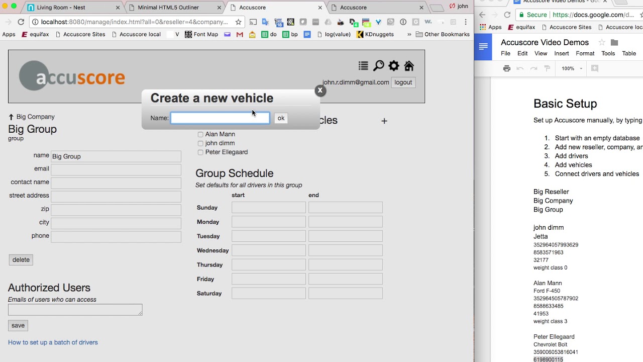 Accuscore 1 Basic Setup - YouTube