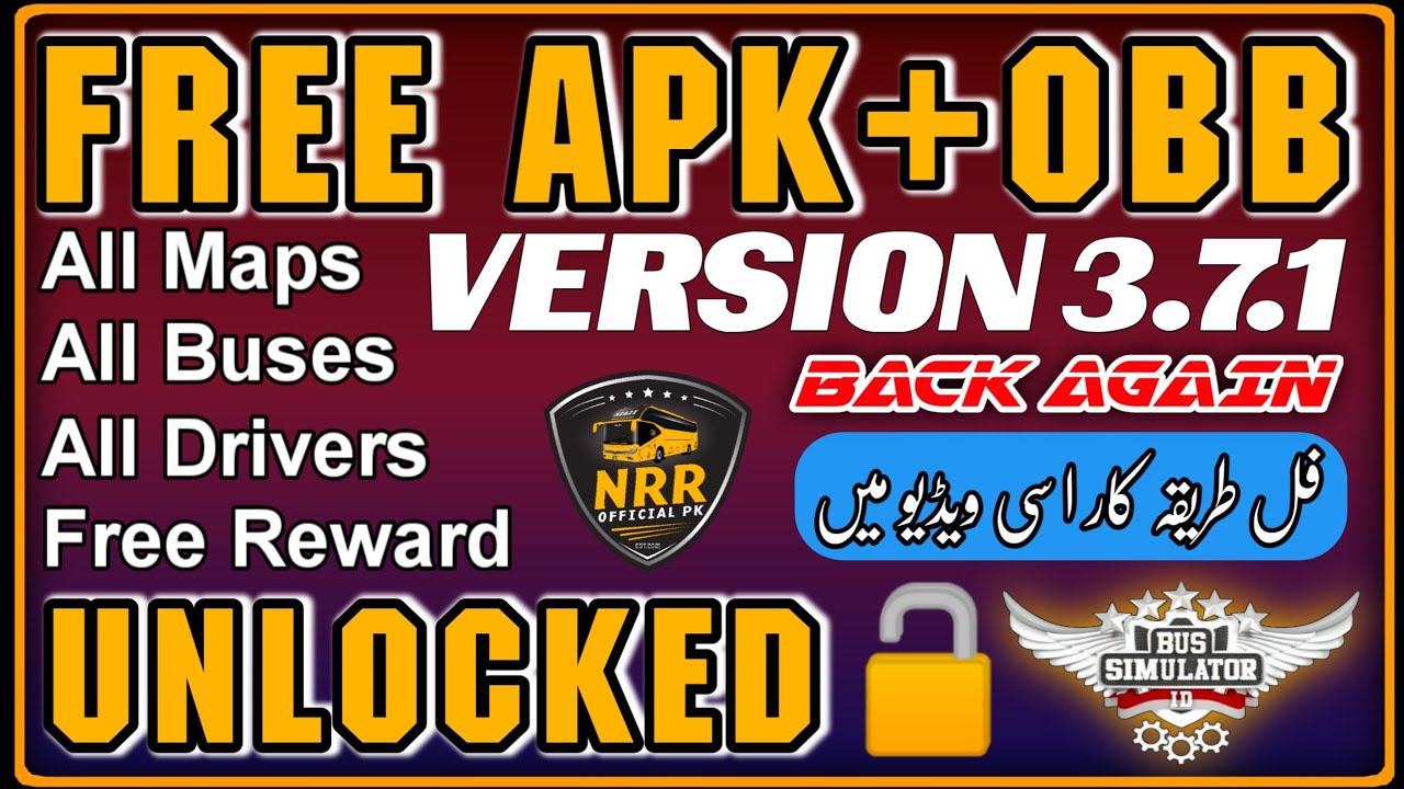 Unlock All Buses Obb+APK || APK+OBB Version 3.7.1 || Unlimited APK+OBB ...
