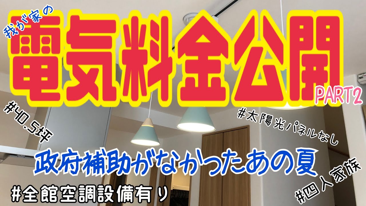 【電気料金】【電気代】【全館空調】【音声あり】我が家の電気料金公開？！〜パート2〜【Z空調】【桧家住宅】 - YouTube