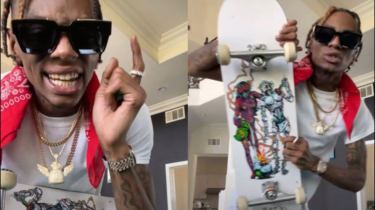 “I’m The 1st Rapper To Skateboard” Soulja Boy Opens Piru Skate Park In ...