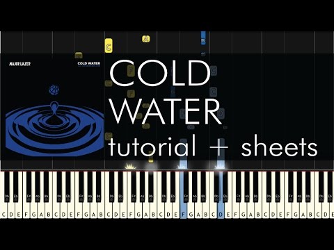 Major Lazer - Cold Water ft. Justin Bieber - Piano Tutorial + Sheets ...