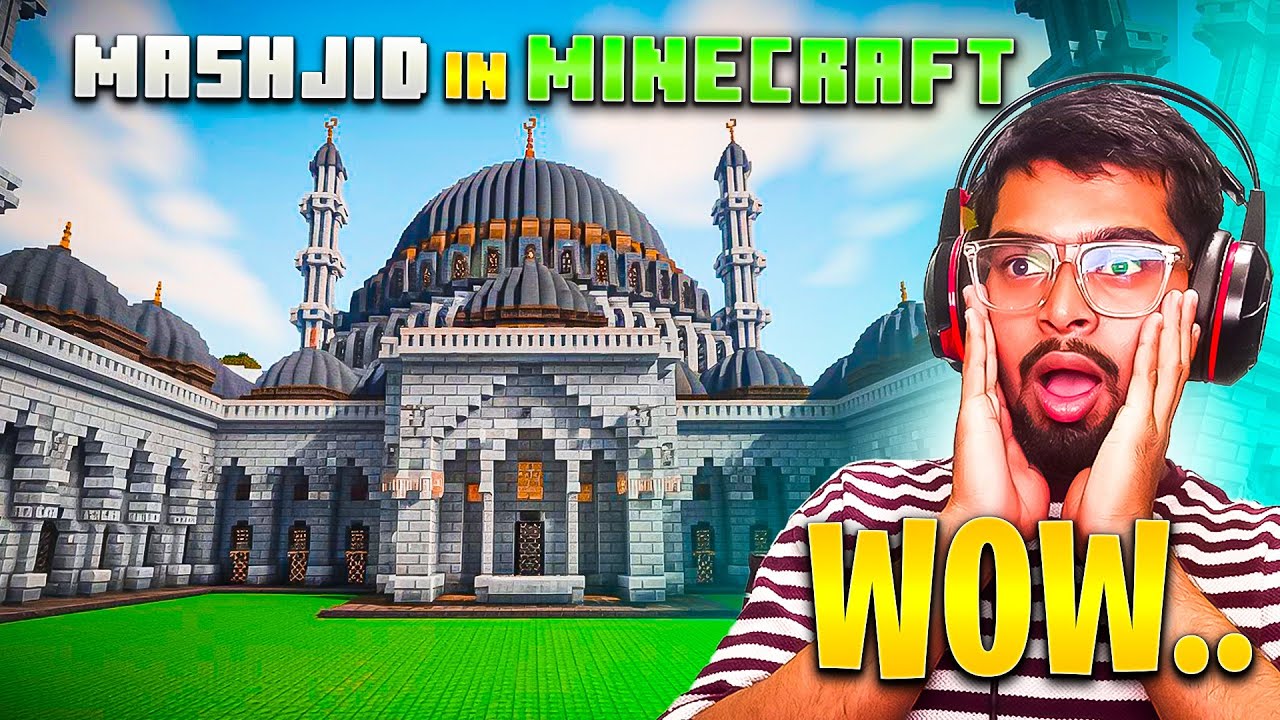 Building a Stunning Masjid In MINECRAFT - YouTube