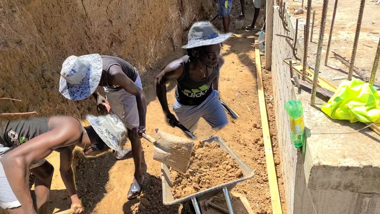 helping out j bud the baker digging down the foundation 🇯🇲💯🙏 - YouTube