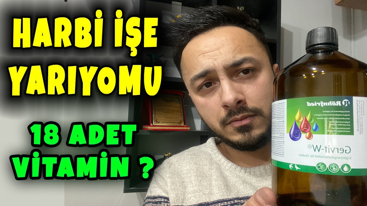 Gervit W MultiVitamin ne işe yarar ? Gervit nedir ? 18 VİTAMİNİ TEK TEK ...