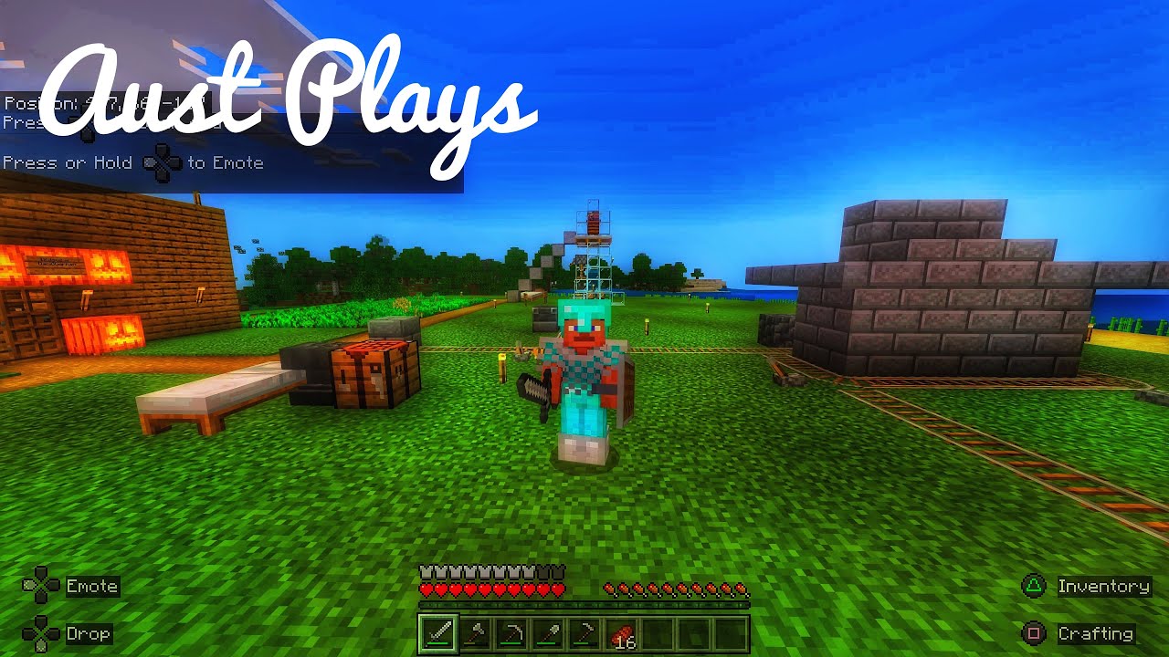 AUST PLAYS MINECRAFT ROAD TO 1.5K SUBSCRIBERS - YouTube