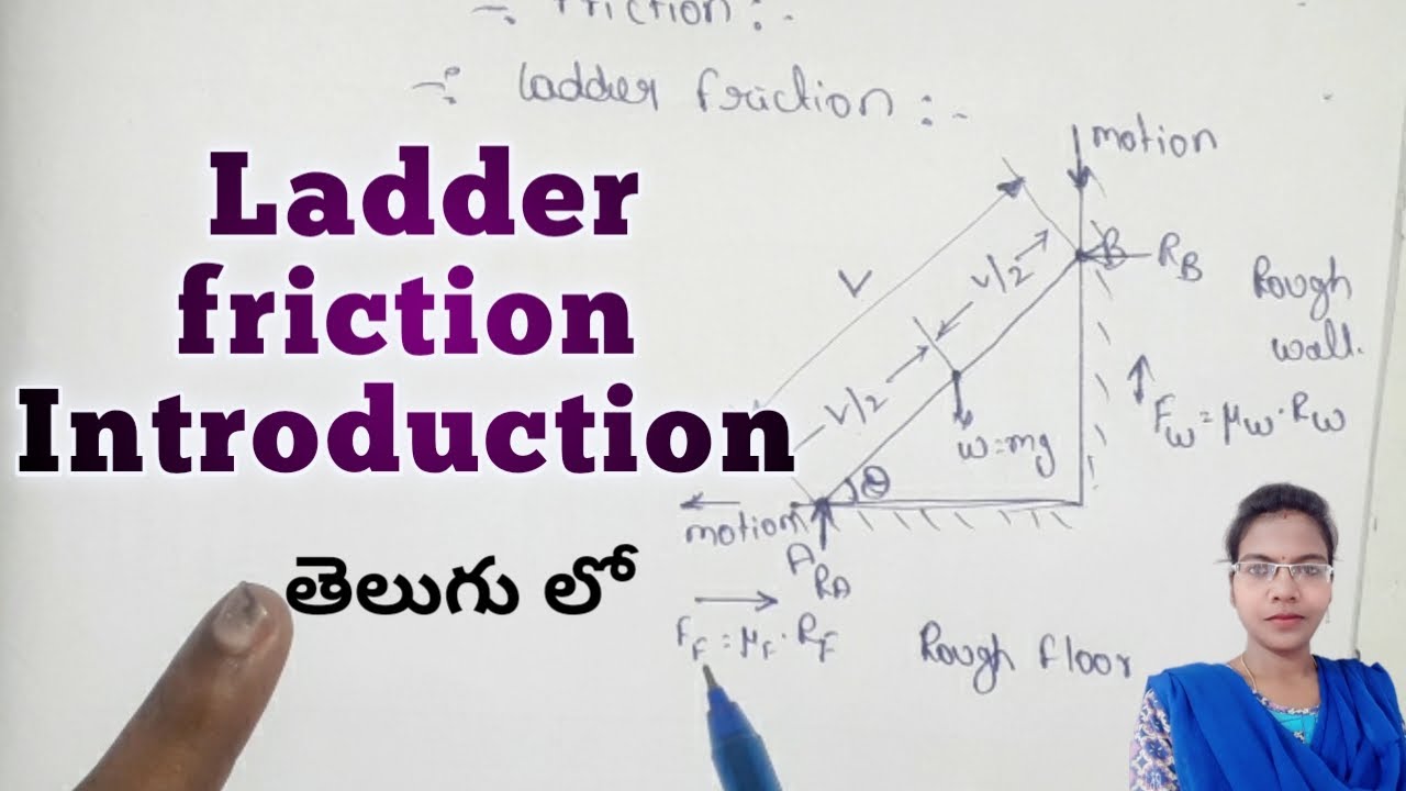 Friction - 21 ll Ladder Friction Introduction in Engineering Mechanics ...
