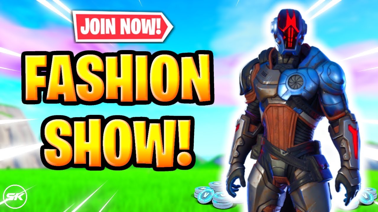 FORTNITE FASHION SHOW LIVE ! SKIN CONTEST | FORTNITE CUSTOM MATCHMAKING ...