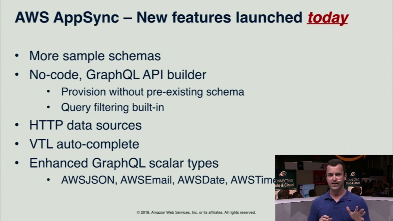 AWS NY Summit - AWS AppSync Releases Enhanced No-Code GraphQL API ...