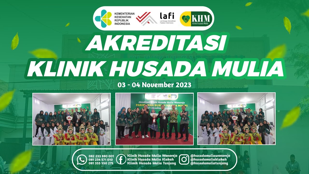 Akreditasi Klinik ( Klinik Husada Mulia ) - YouTube