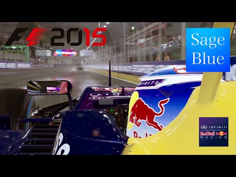 F1 2015: Heavy rain, Singapore GP night race