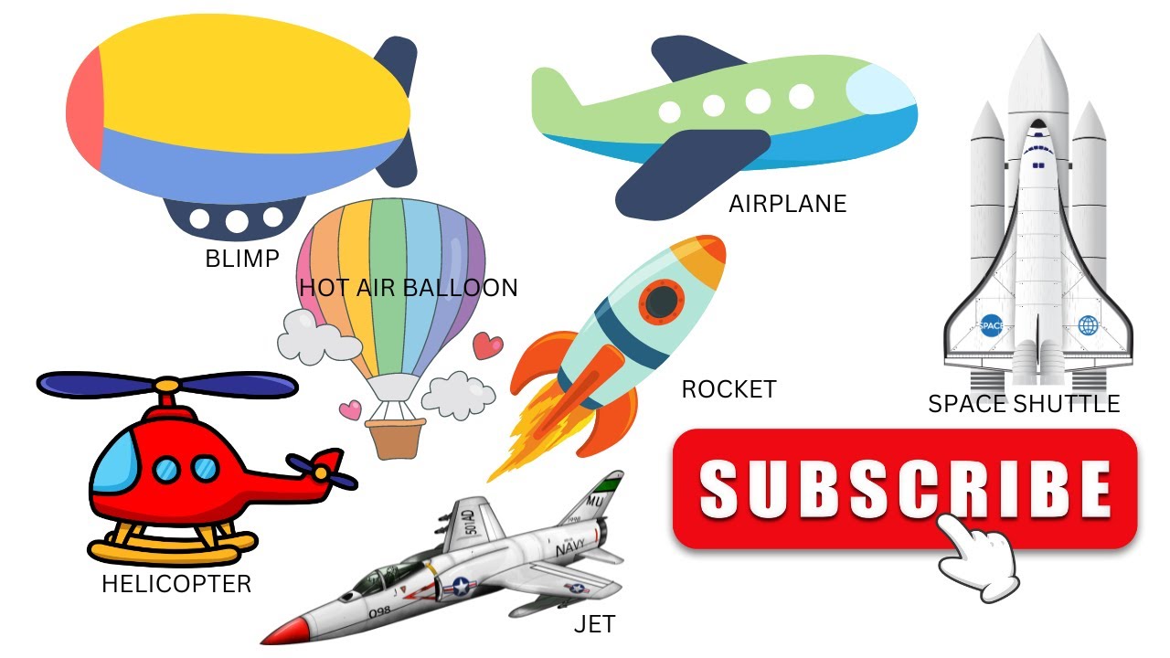 Air transport for kids | air transportation videos for toddlers | Air ...