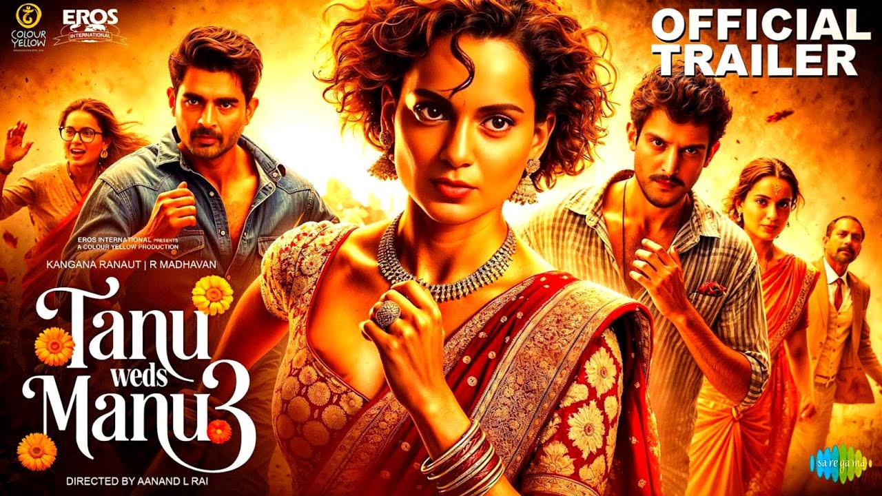 Tanu Weds Manu 3 Trailer | Kangana Ranaut | Tanu Weds Manu 3 Release ...