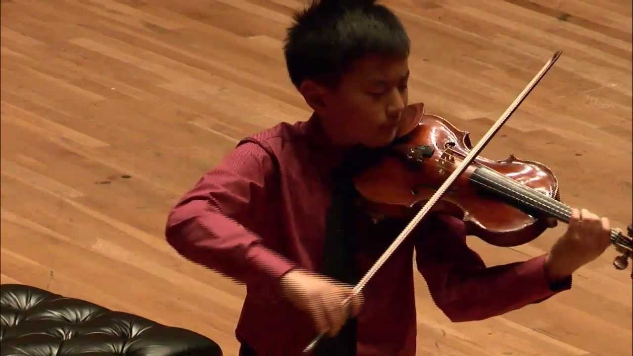 Alex Zhou -- Menuhin Competition 2014 - Junior Final - YouTube
