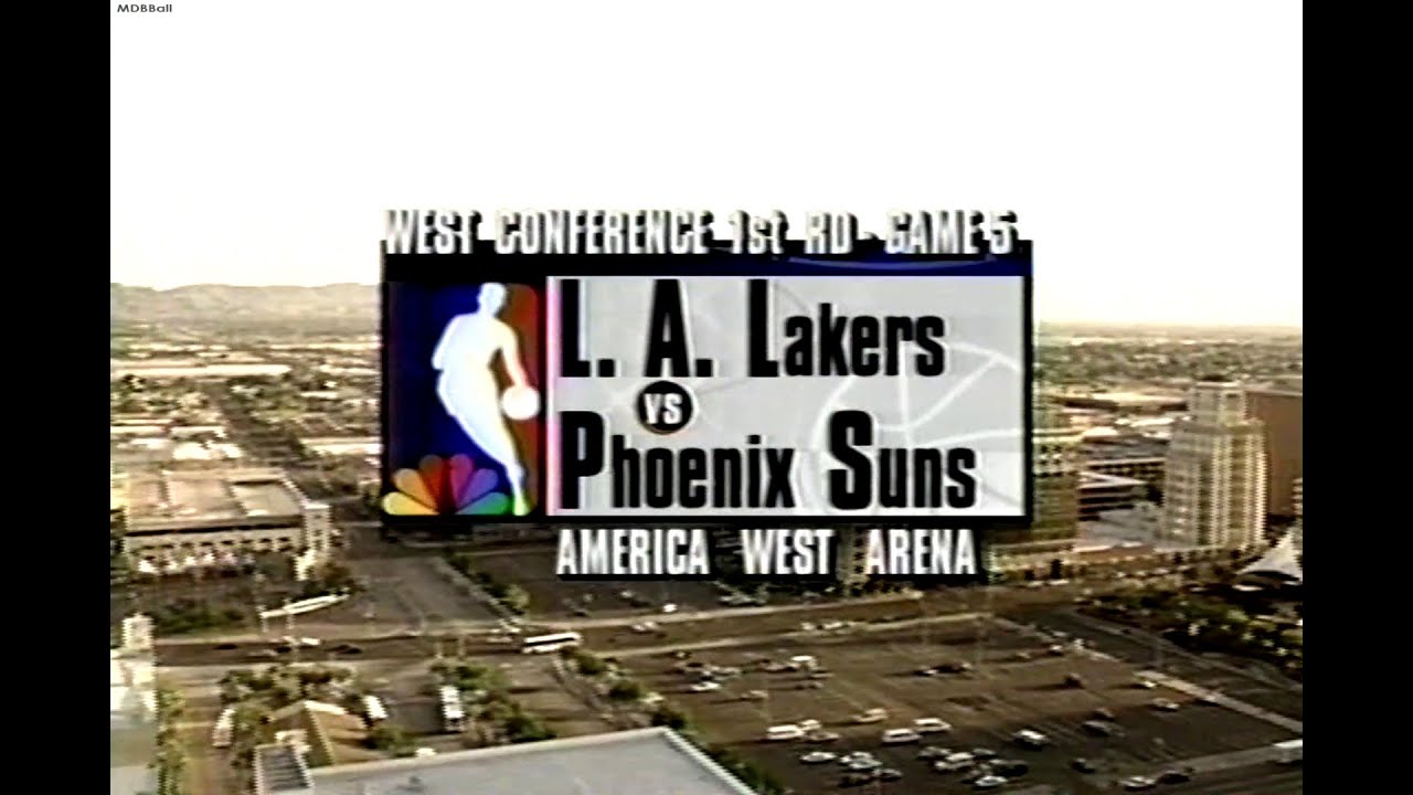 NBA On NBC - Lakers @ Suns 1993 Playoffs R1 Deciding Game 5 - YouTube